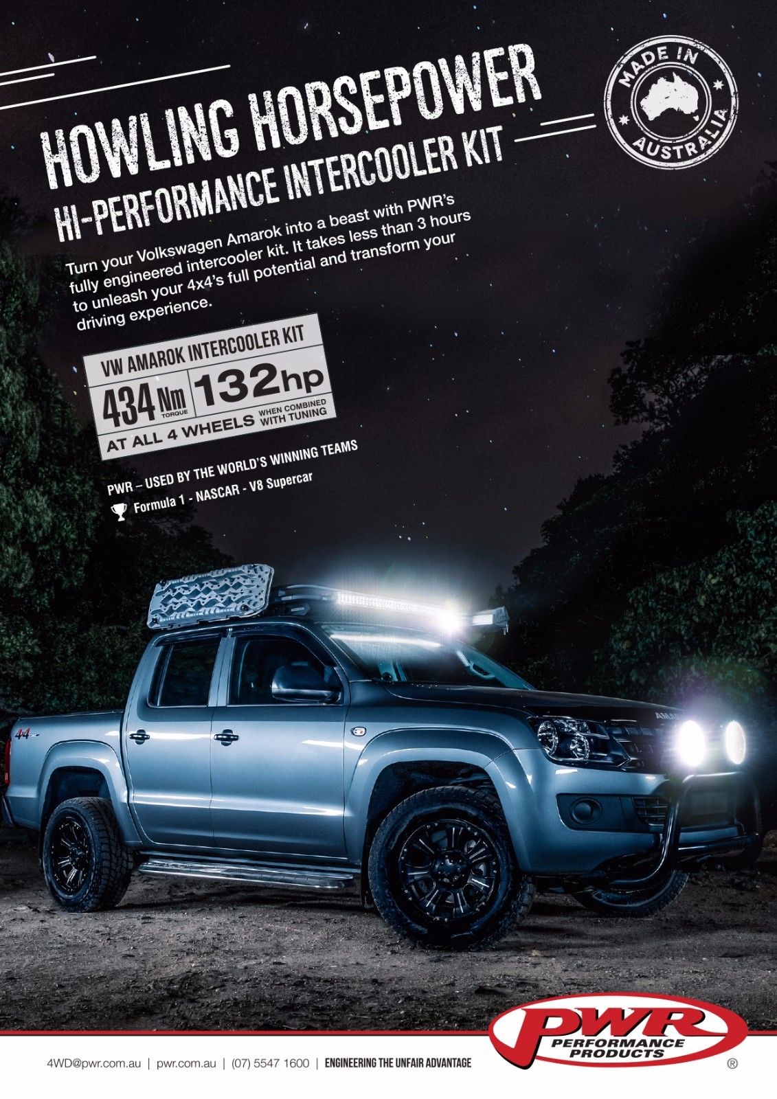 VW Amarok high performance PWR intercooler kit. - Performance-Parts.eu